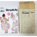 Simplicity Sewing Pattern 5226 Girls Dress Slip Top Shorts Pants Size 3 ...