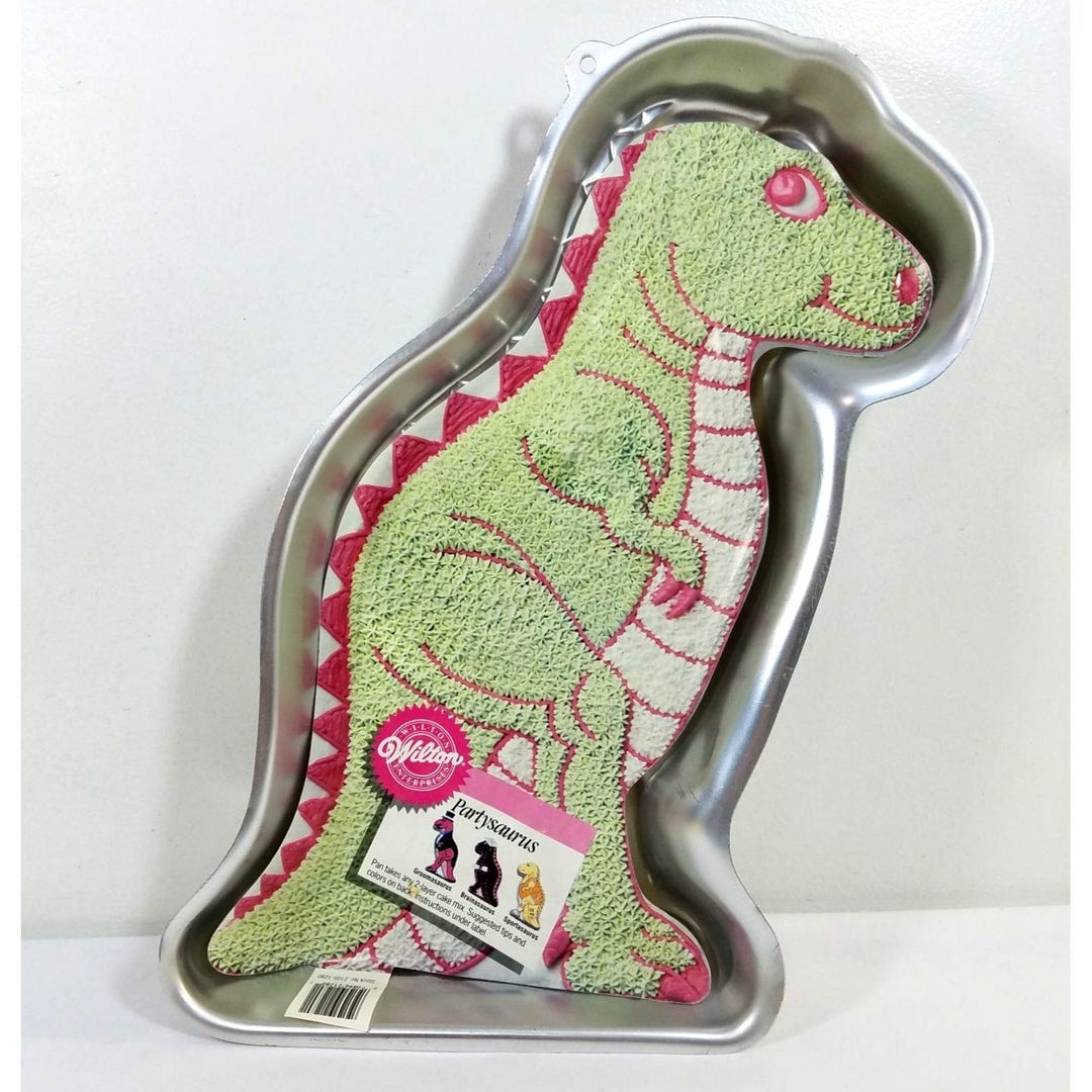 Wilton Dinosaur Partysaurus T-rex Cake Pan 2105-1280 Baking Mold ...