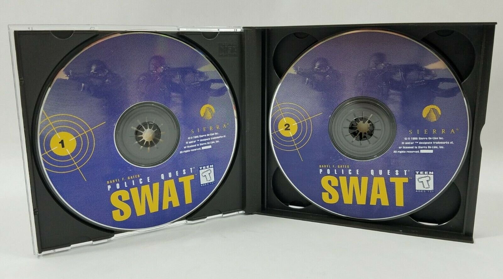 Police Quest SWAT Video Game Pc Game 1995 Sierra Cd-rom Tested Vintage ...