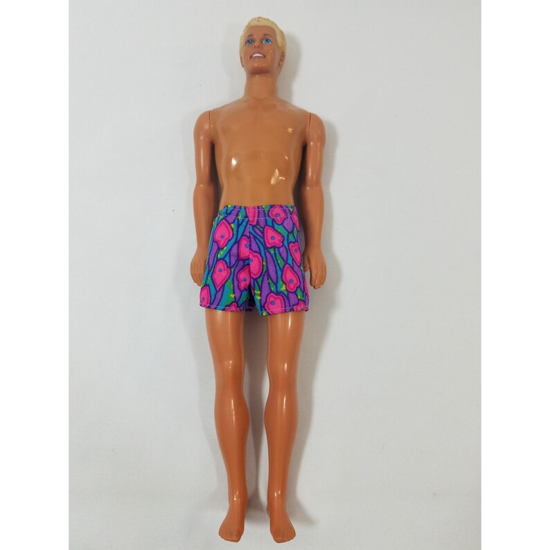 Mattel Barbie Ken Doll 1991 Blonde Molded Hair Blue Eyes - Etsy