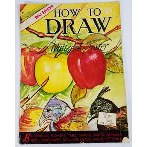Walter Foster Art Book How to Draw New Edition Instructional Draw Paint ...