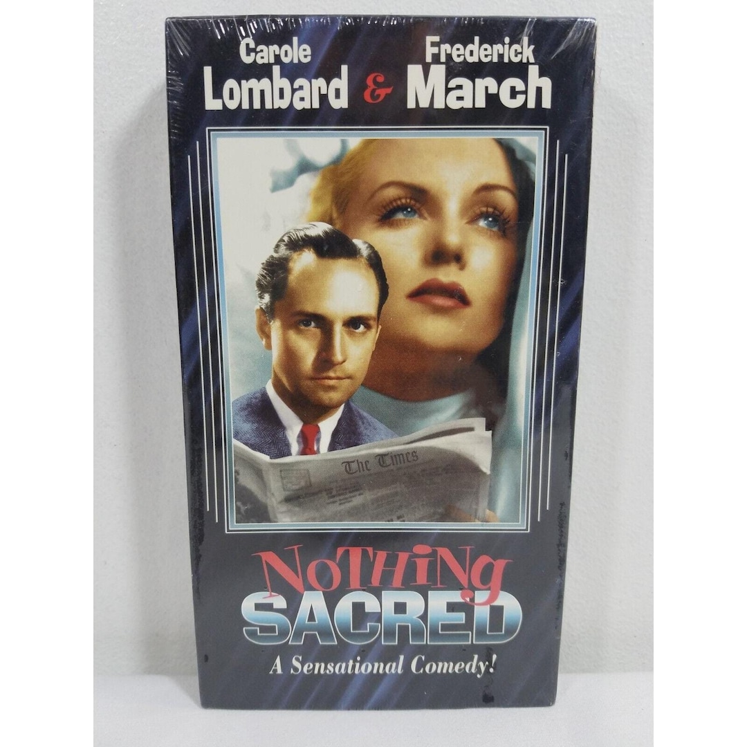 Nothing Sacred A Sensational Comedy VHS Carole Lombard Frederick March ...
