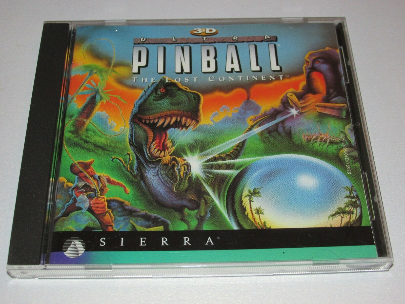 3D Ultra Pinball the Lost Continent PC Game Disc and Case Sierra Games ...