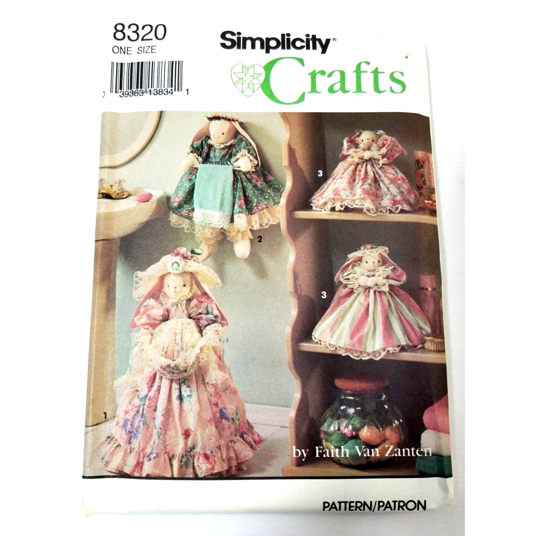 Simplicity Sewing Pattern 8310 Crafts Bathroom Bunnies Covers Uncut ...