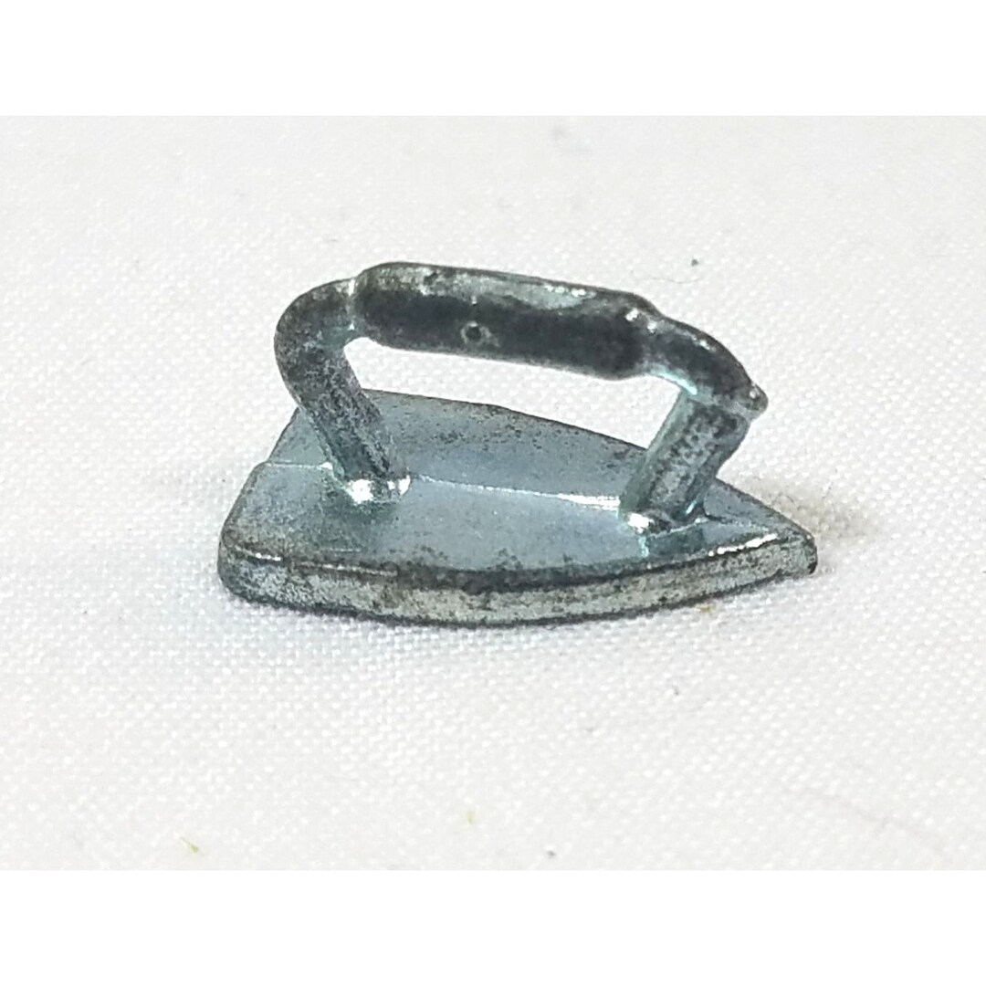 80s & 90s Vtg Monopoly Flat Iron Replacement Token Game Piece Pawn Part ...