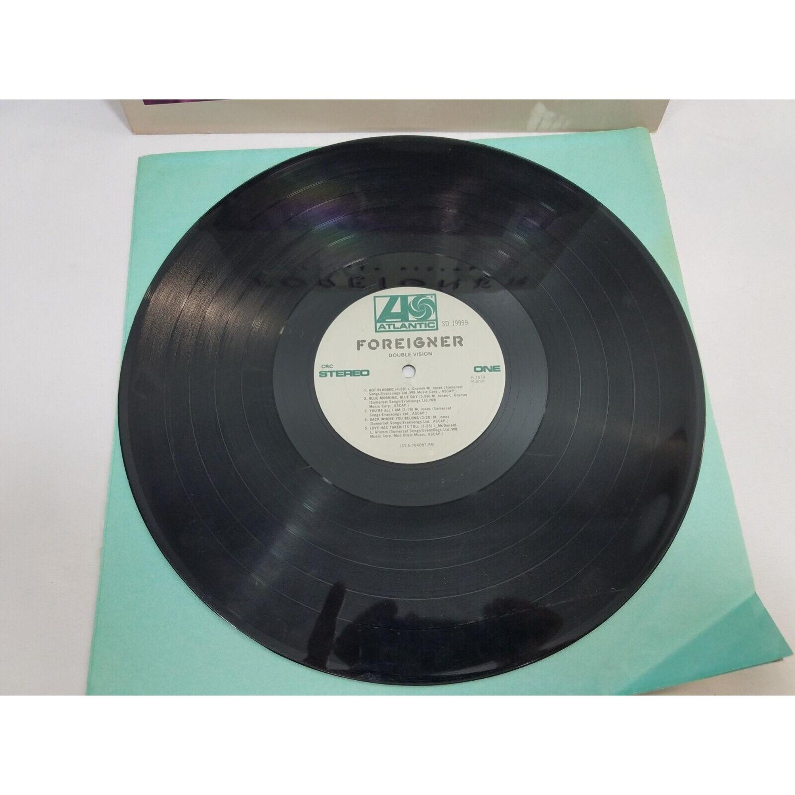 Foreigner Double Vision Vinyl LP Record 1978 SD19999 - Etsy