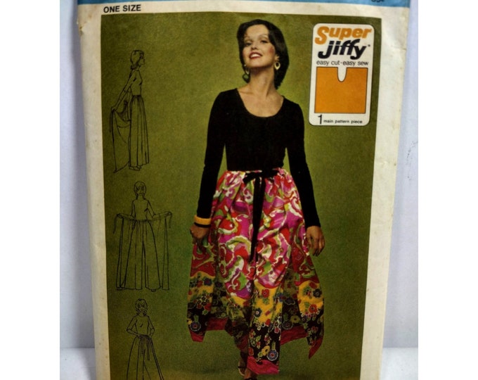 Simplicity Sewing Pattern 5082 Womens Super Jiffy Wrap and Tie Pantskirt One Sz - Etsy