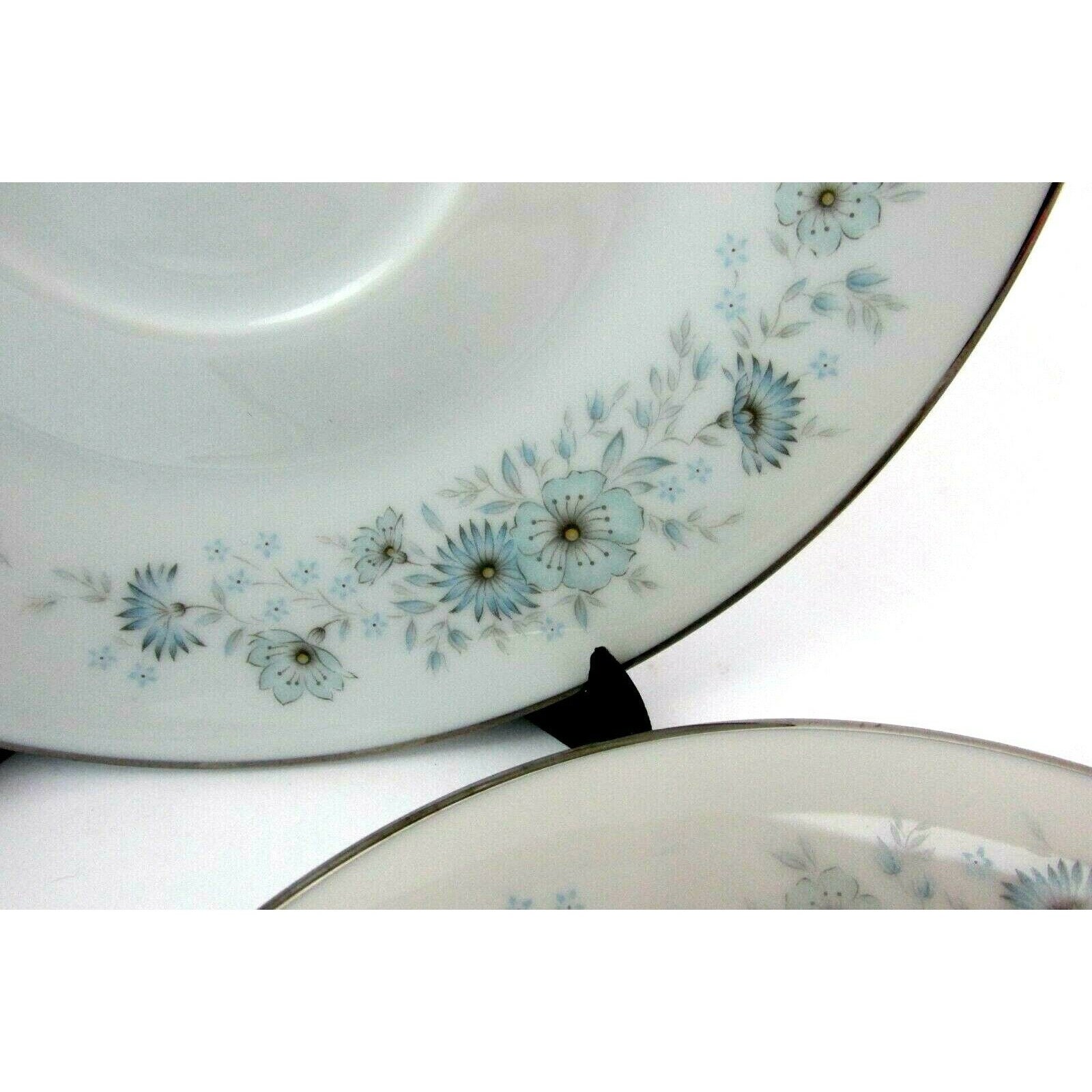 2x Noritake Saucers Inverness 6716 Blue Flowers 6 - Etsy