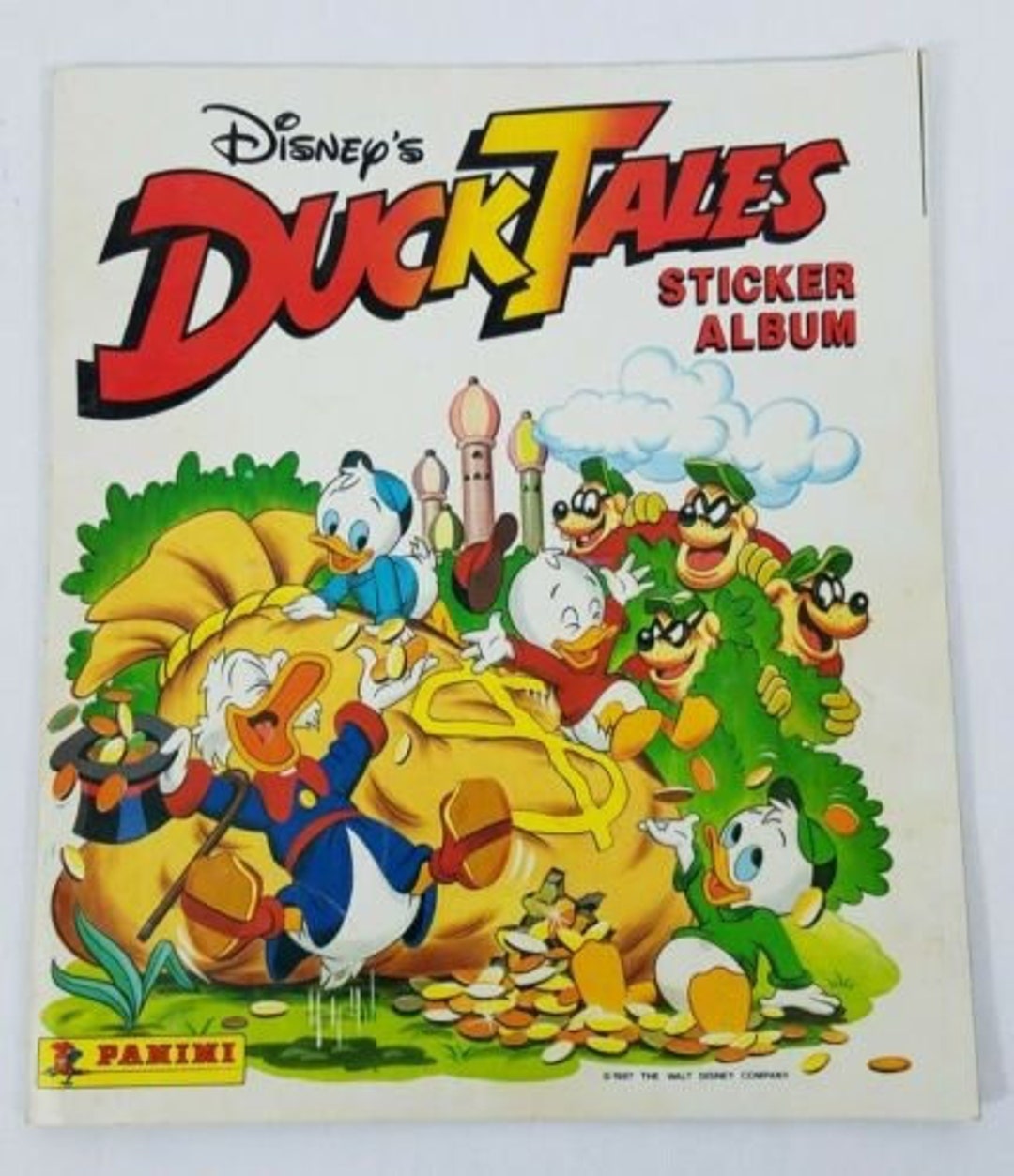 Disney's Ducktales Sticker Album 1987 Panini Used Vintage Collectible ...