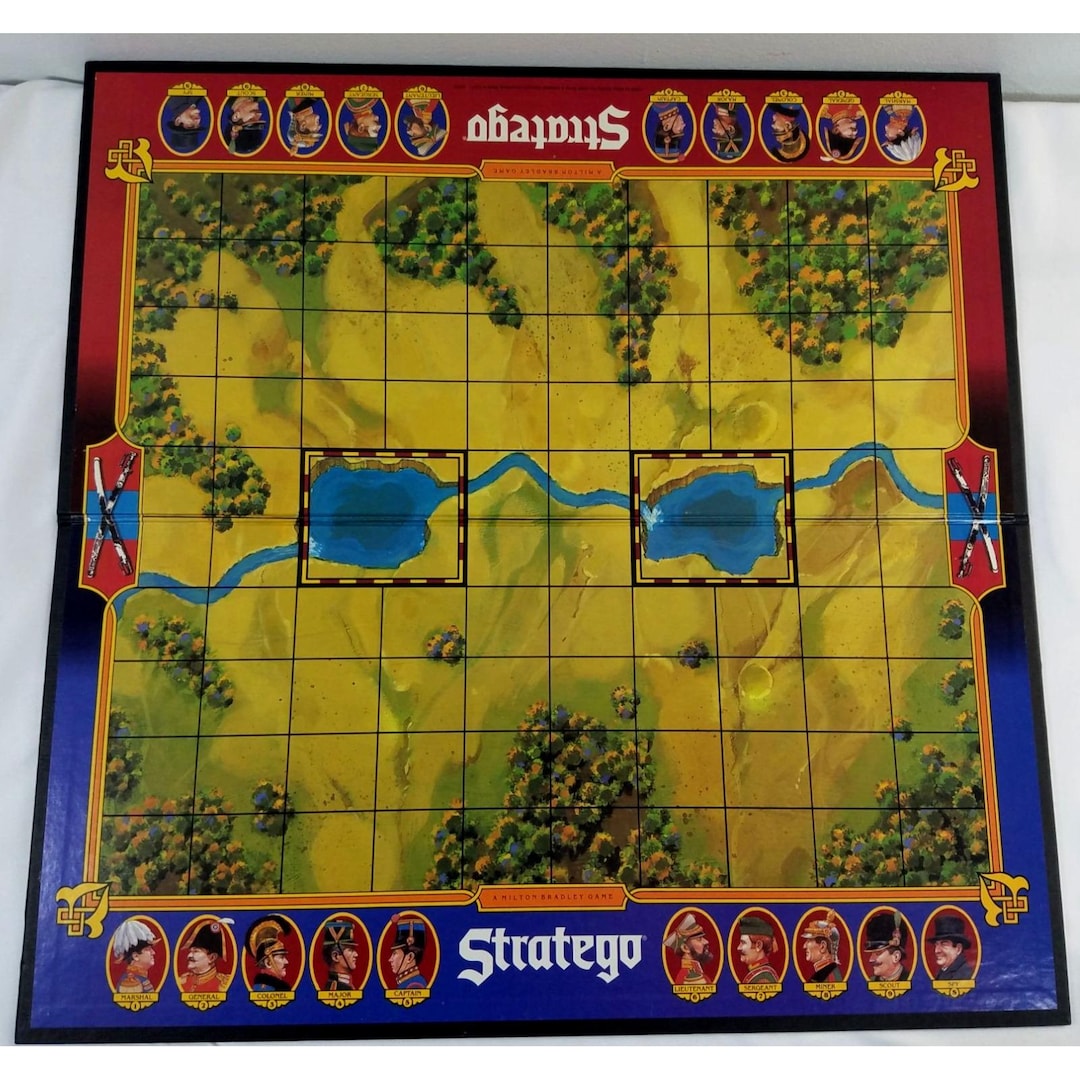 Milton Bradley Stratego Replacement Game Board ONLY Parts 1986 Vintage ...