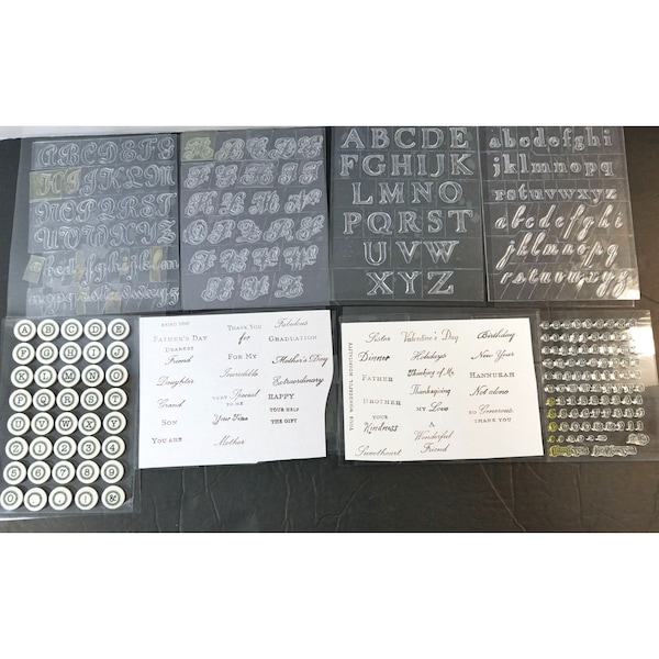 Cursive Alphabet Stamps - Etsy