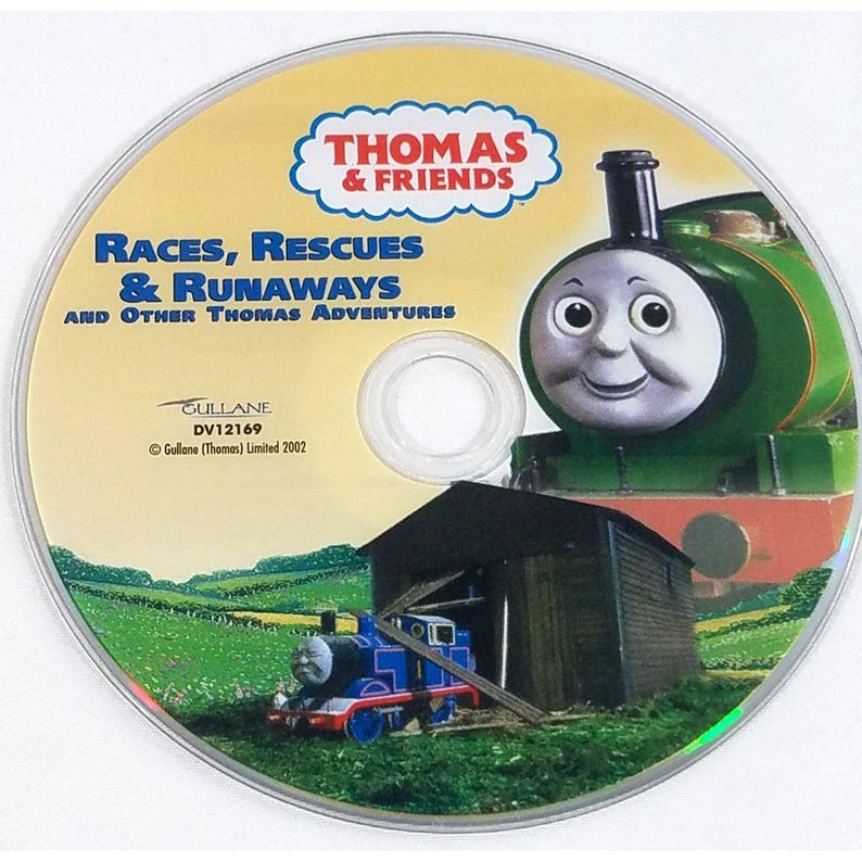 Thomas & Friends Races Rescues and Runaways DVD Loose NO Case Vintage ...