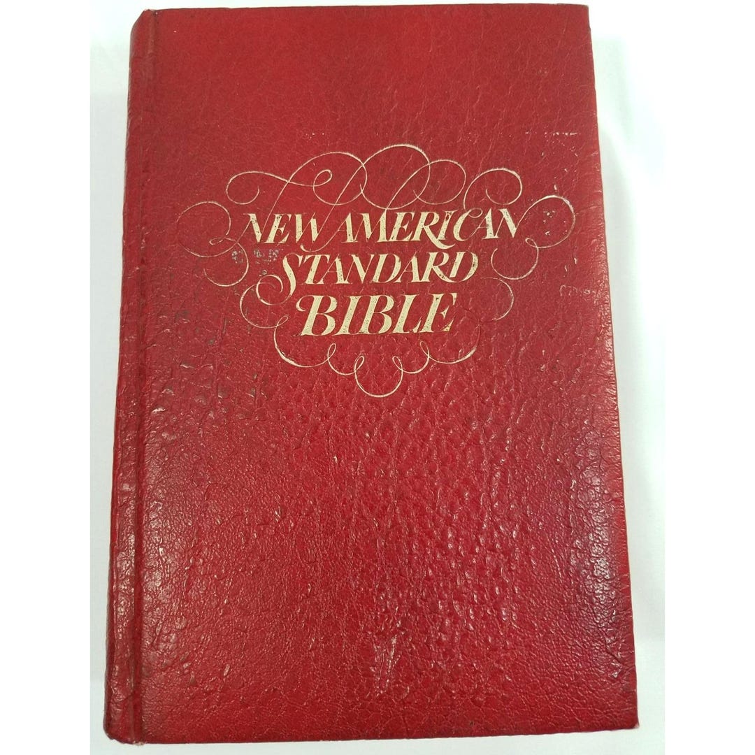 New American Standard Bible Reference Edition Collins World Red 1973 ...