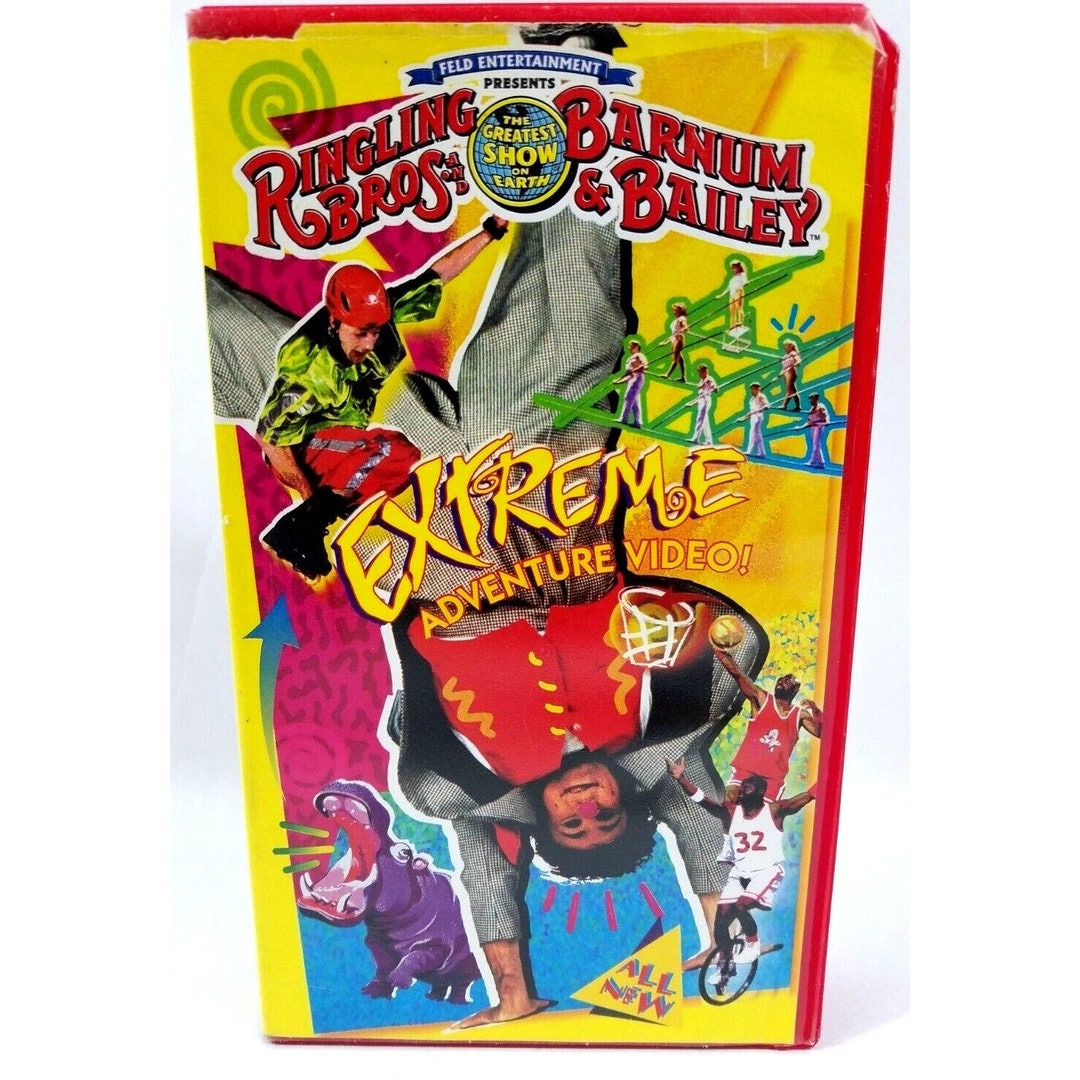 Ringling Bros Barnum & Bailey Circus Extreme Adventure Video VHS 1997 ...