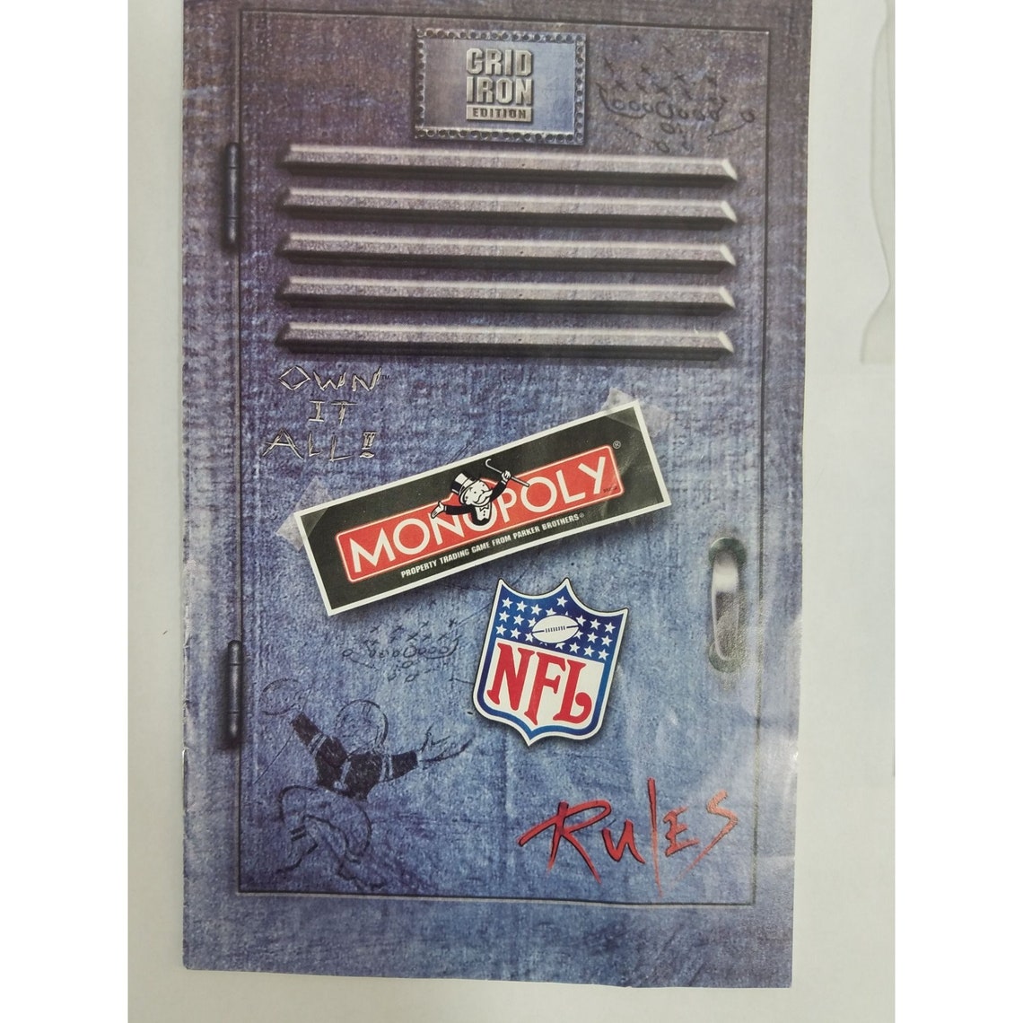 Money Title Deeds Monopoly NFL Limited 1999 Grid Iron Edition ...