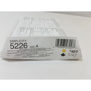 Simplicity Sewing Pattern 5226 Girls Dress Slip Top Shorts Pants Size 3 ...