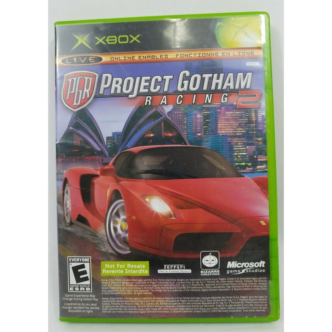 Project Gotham Racing 2 & Arcade (microsoft Xbox) 2-disc No Manual ...