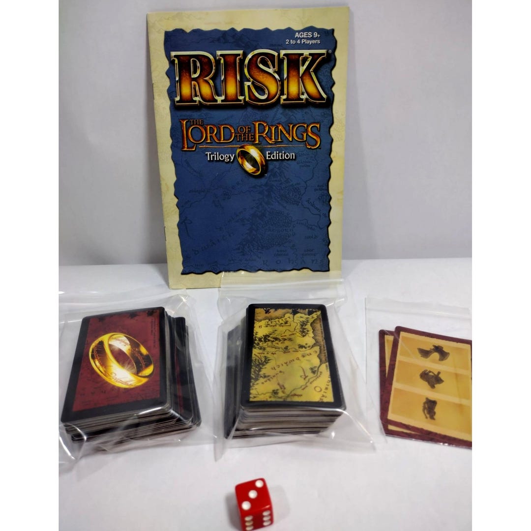 Risk Lord of the Rings Trilogy Edition Replacement Territory Cards ...