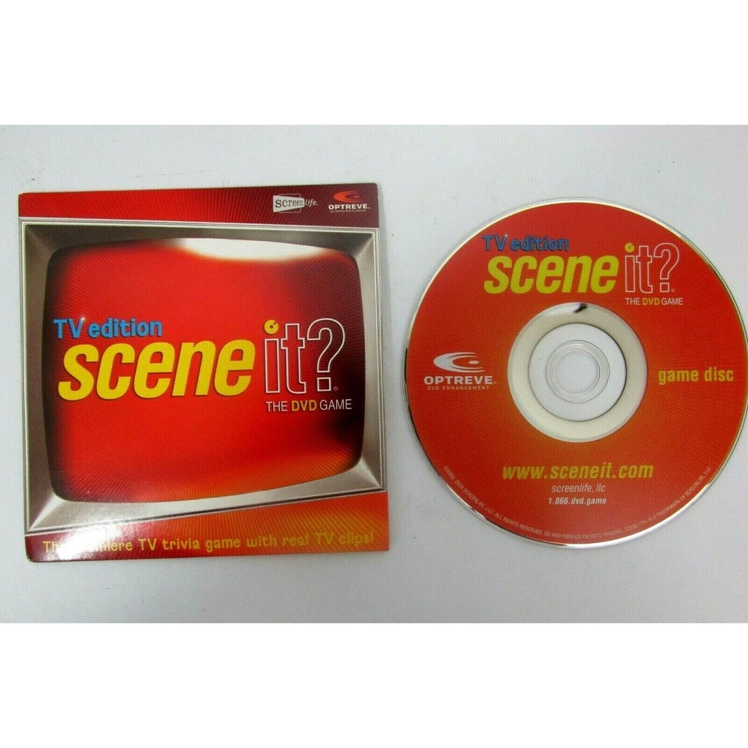 2004 TV Edition Scene It? Game Replacement DVD Only Parts - Etsy