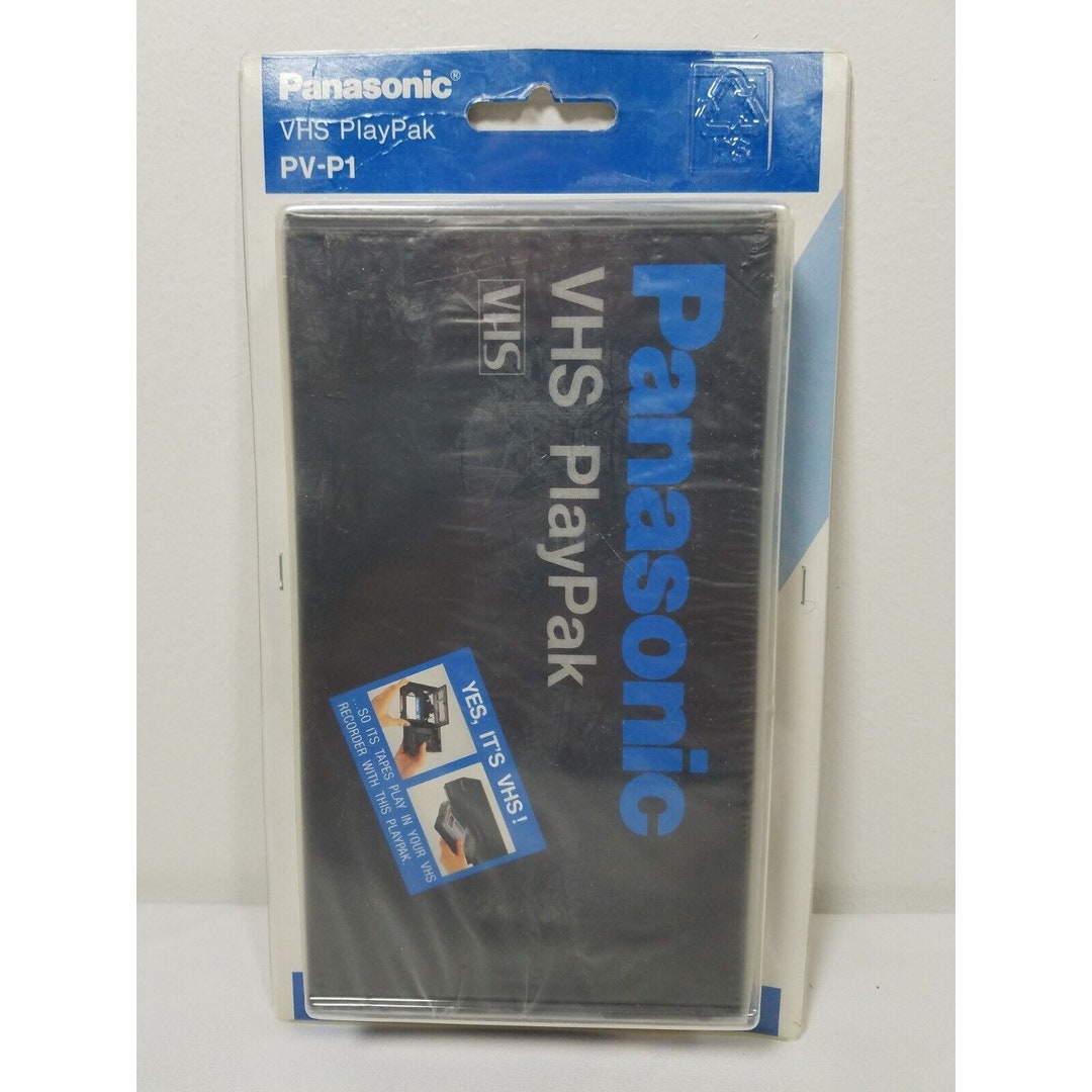 Panasonic VHS Playpak Vhs-c to VHS PV-P1 Video Tape Adapter Sealed New - Etsy