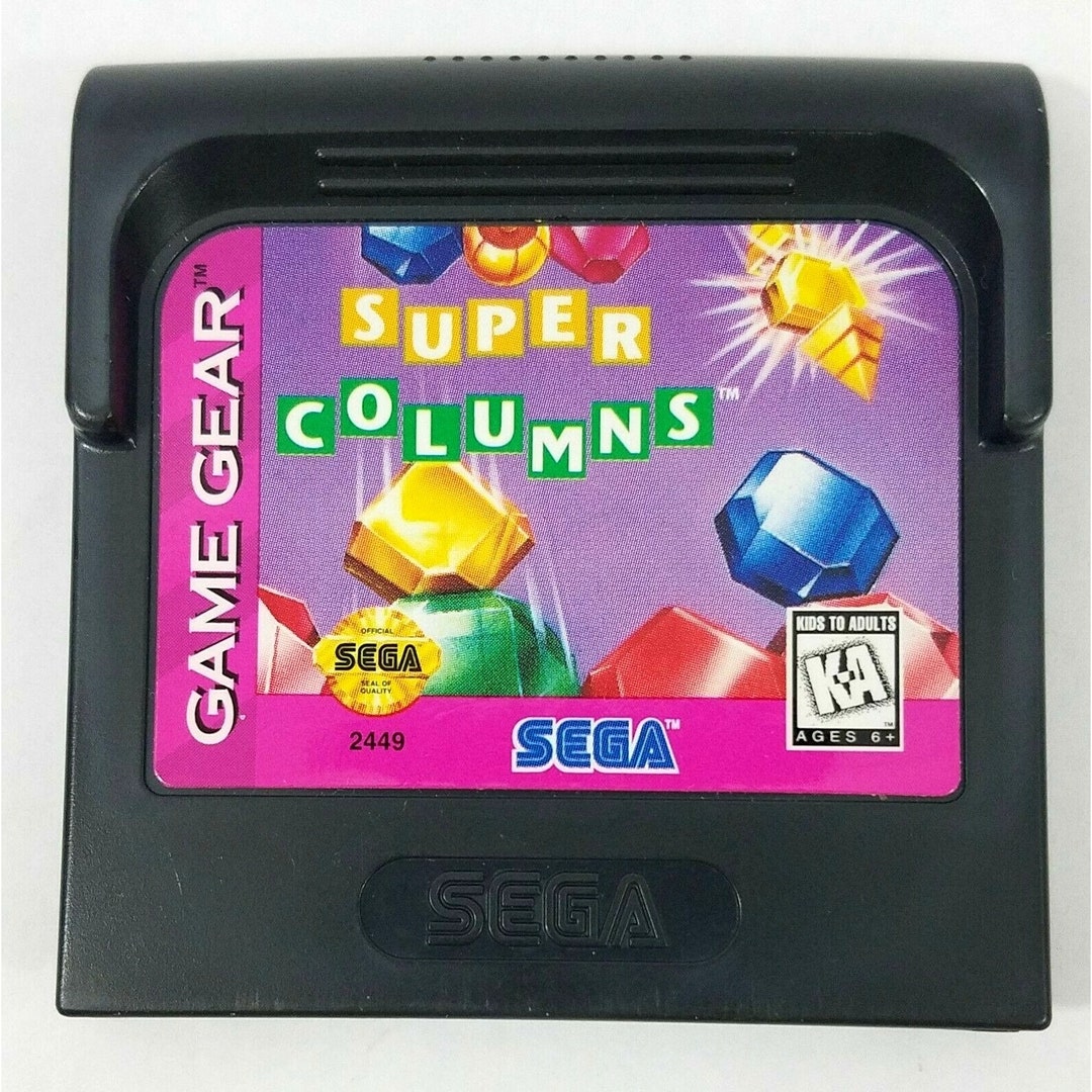 Super Columns Sega Game Gear Cartridge Tested - Etsy
