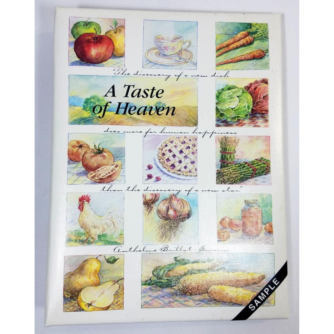 A Taste of Heaven 3-ring Binder Cookbook Sample Valley View Women's ...