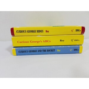 Curious George Board Books Lot of 3 Abcs the Rocket Rides Children's ...