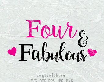 Four and Fabulous - Etsy