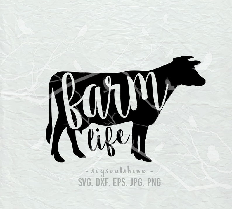 Farm Life SVG Cutting File Png Dxf EPS Instant Download Cricut and ...