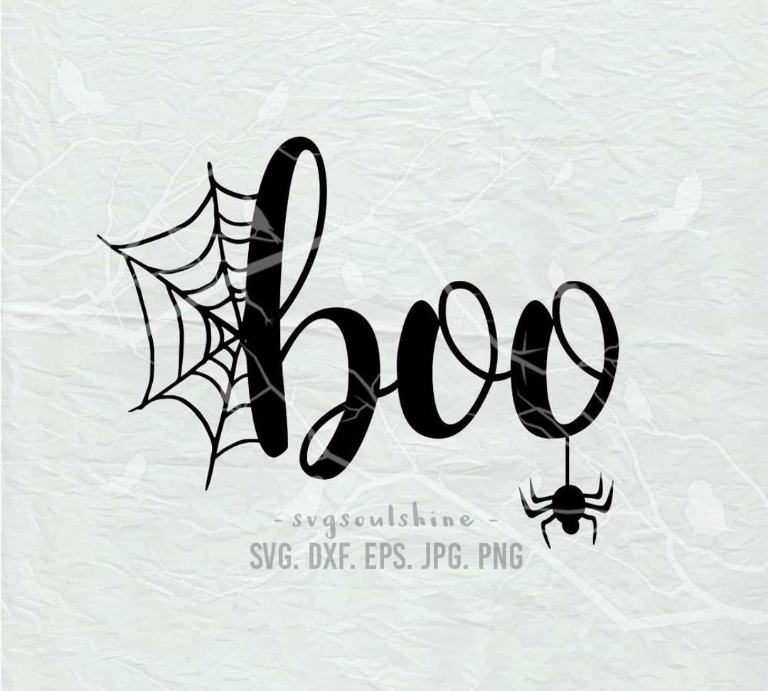 Halloween SVG, Boo SVG File Silhouette Cutting File Cricut Download ...