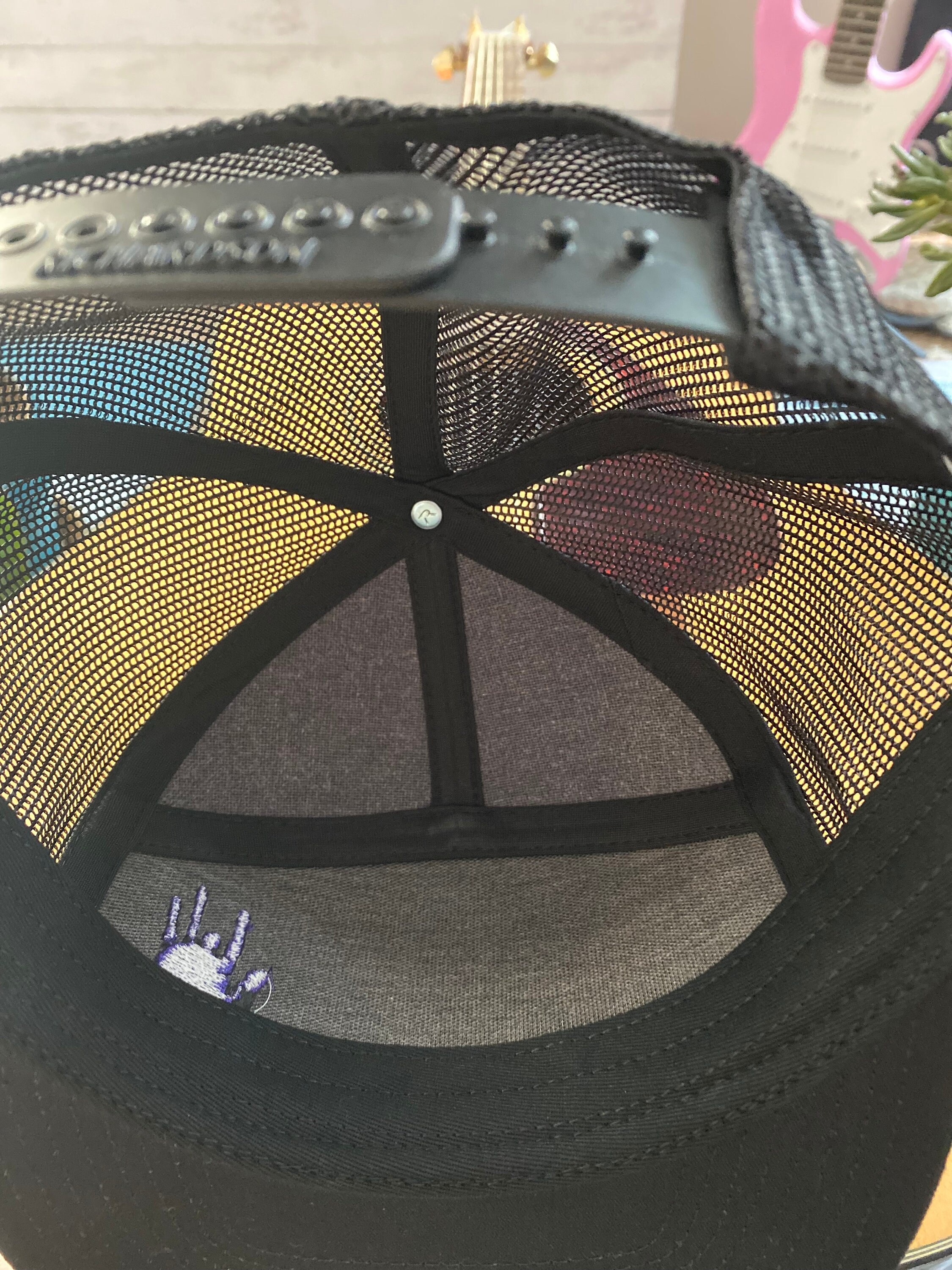 Purple Jerry Hand 7-panel Snapback Hat - Etsy