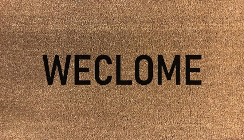 WECLOME From Still Game Internal Coir Door Mat Hand Made in - Etsy ...