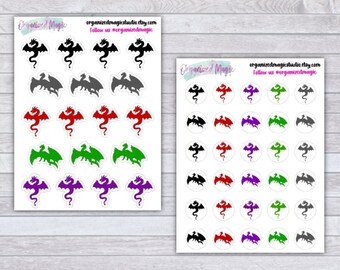 Dragon stickers | Etsy