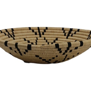 12 Inch Colorful African Woven Wall Basket Decor Handcrafted Fair Trade ...