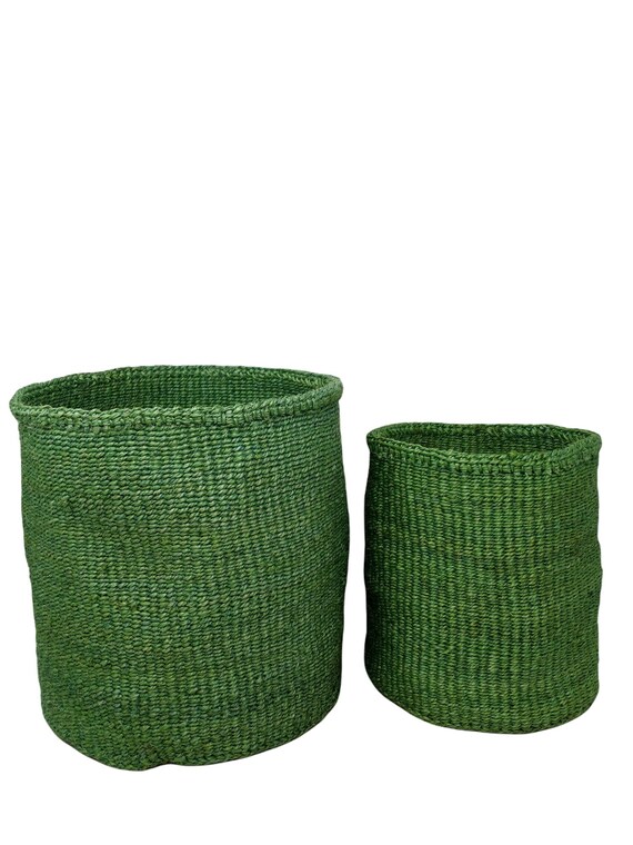 Colorful Baskets Green Baskets Woven Storage Basket Baskets - Etsy