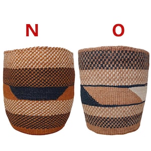 Handmade Kiondo Sisal Basket: African Woven Storage, Rustic Decor - Etsy