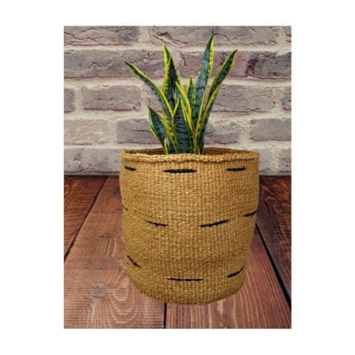 Planter Baskets Large Woven Basket Planter 10 Inch Baskets | Etsy