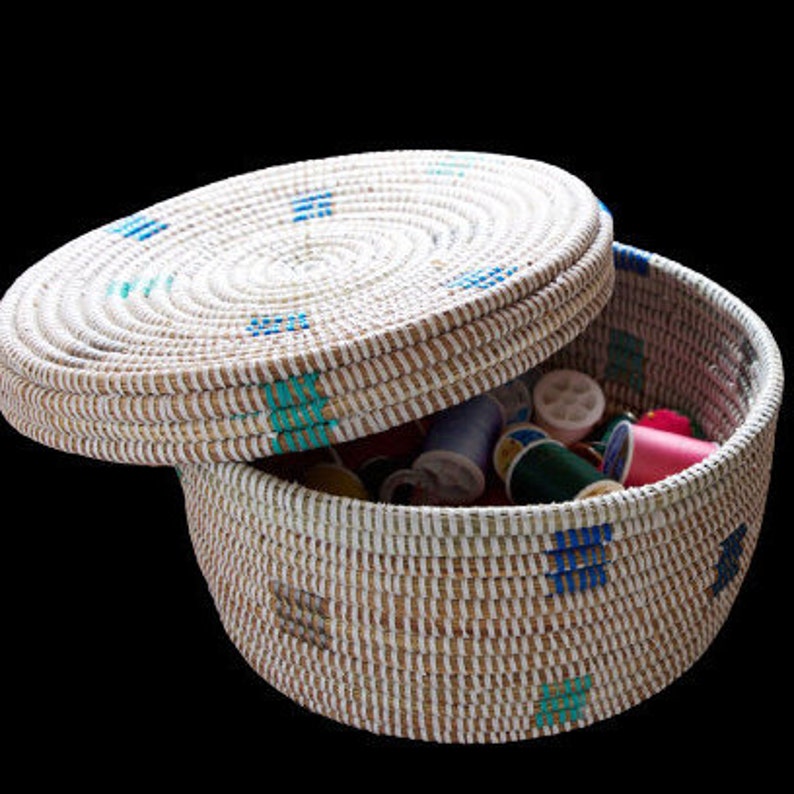 Small Lidded Baskets Baskets With Lids Basket Storage - Etsy
