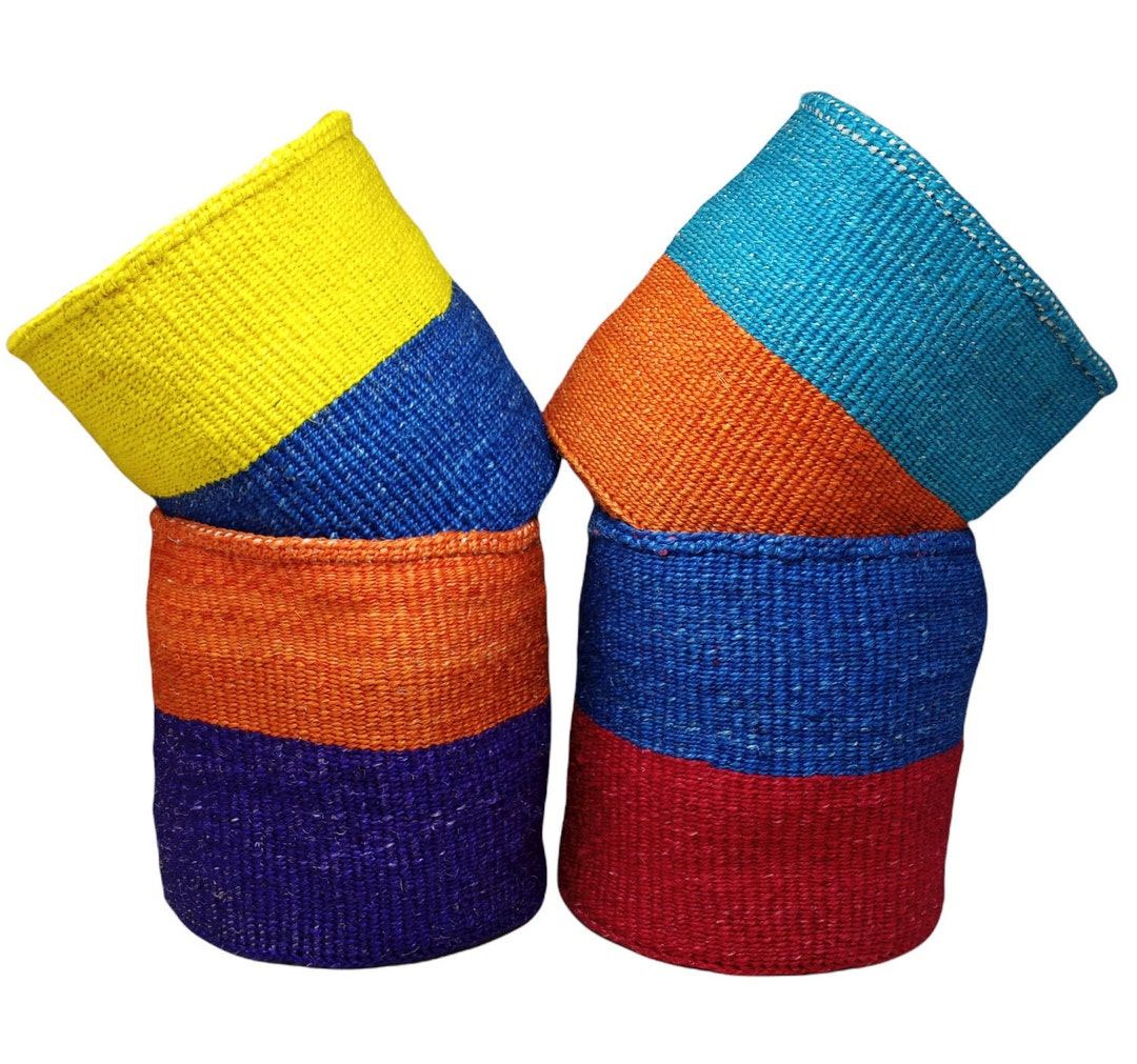 Colorful Baskets, 10 Inch Basket, Woven Storage Baskets for Plants ...