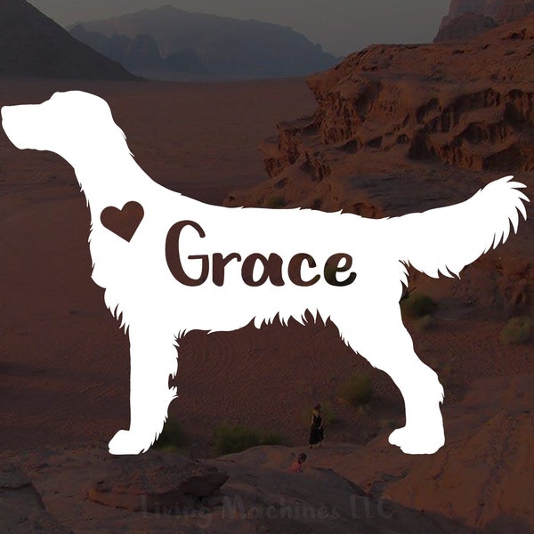 English Setter Decal - Etsy