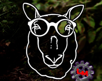 Sheep Vinyl Decal Sticker Lamb Farm Animal - Etsy