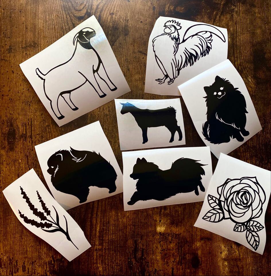 Pomeranian Decal Pomeranian Dog Sticker Pom Decal Pom | Etsy