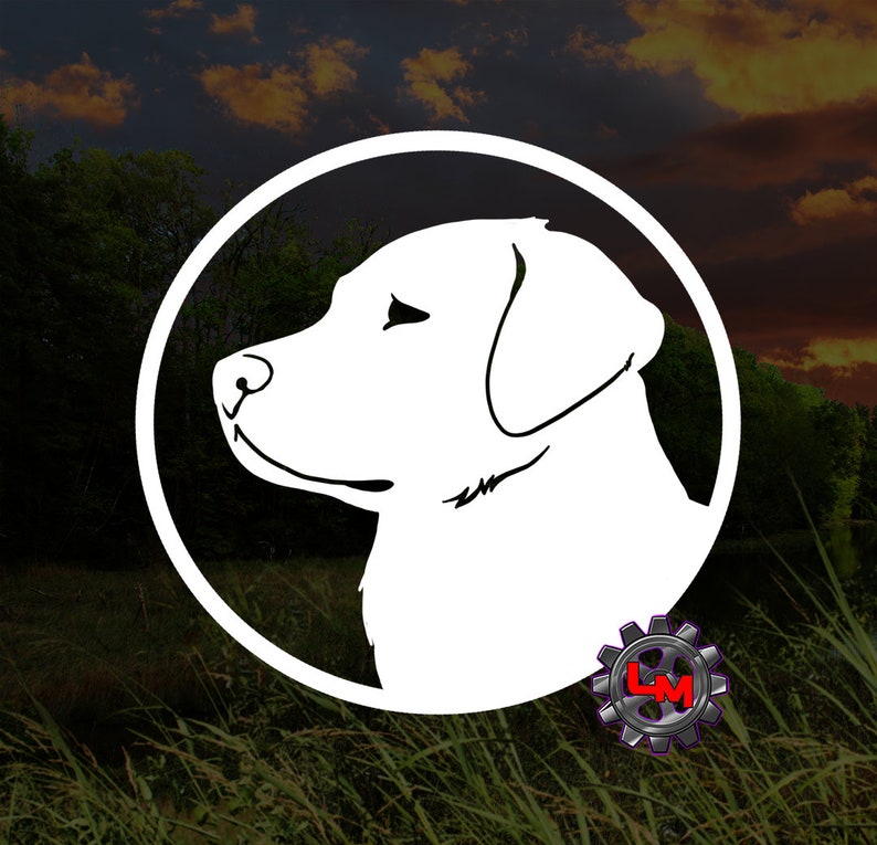 Labrador Decal | Labrador Dog Decal | Autocollant en vinyle de ...