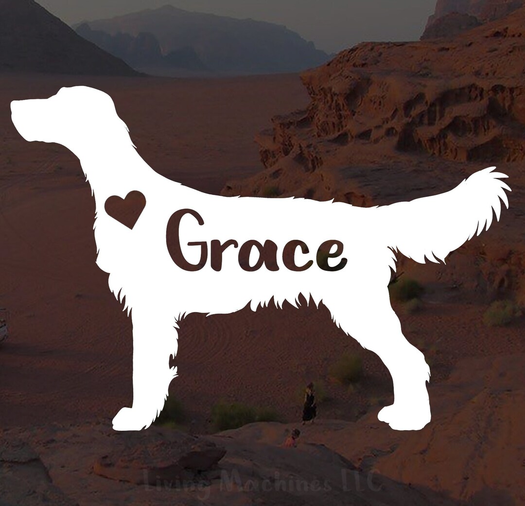 English Setter Decal | Custom Personalized English Setter Decal ...
