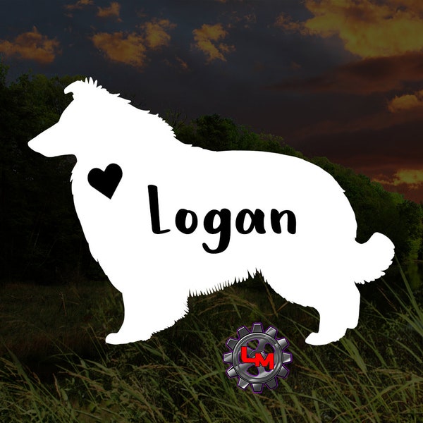 Collie Car Decal - Etsy