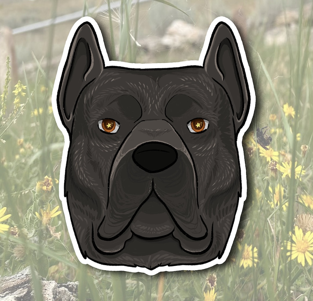 Cane Corso Dog Waterproof Sticker | Cane Corso Dog Sticker | Dog Vinyl ...
