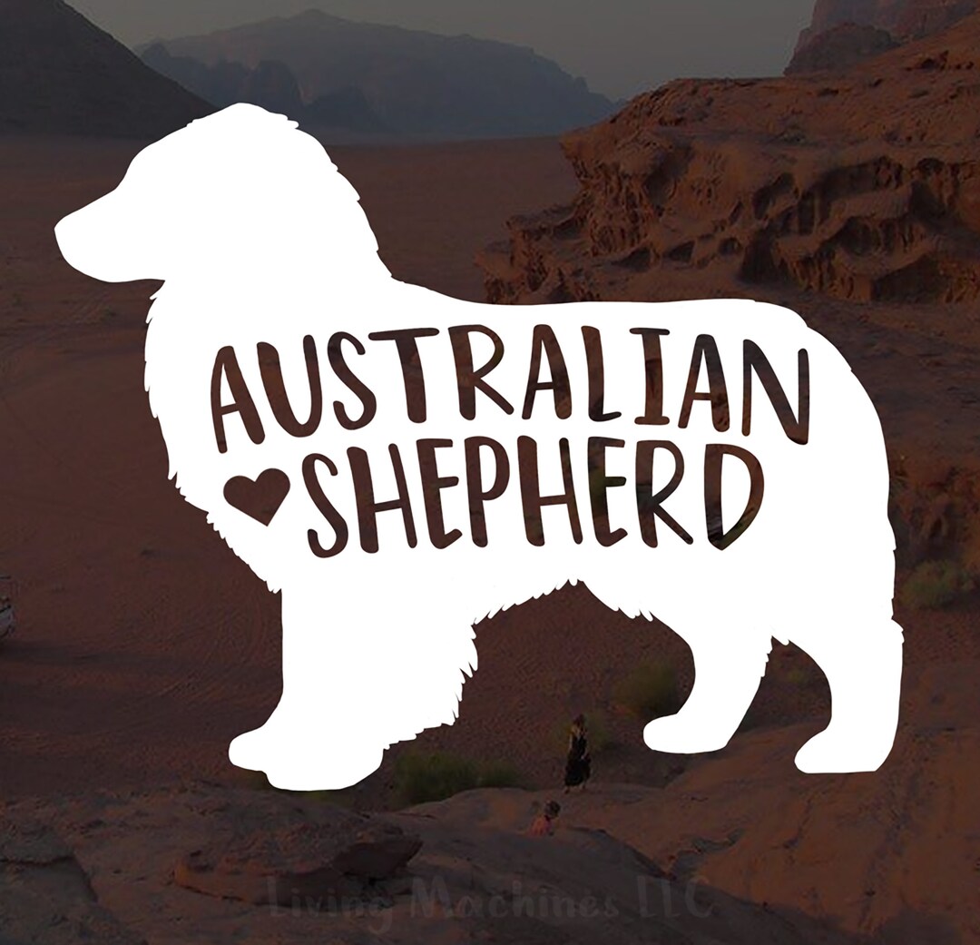 Australian Shepherd Decal | Aussie Decal | Australian Shepherd Dog ...