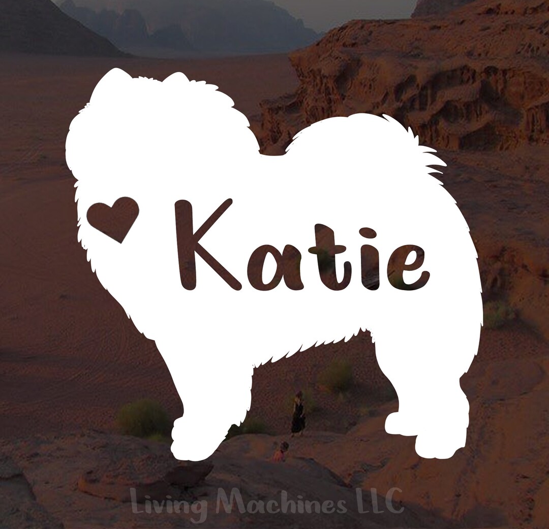 Chow Chow Decal | Custom Personalized Chow Chow Dog Decal | Chow Chow ...