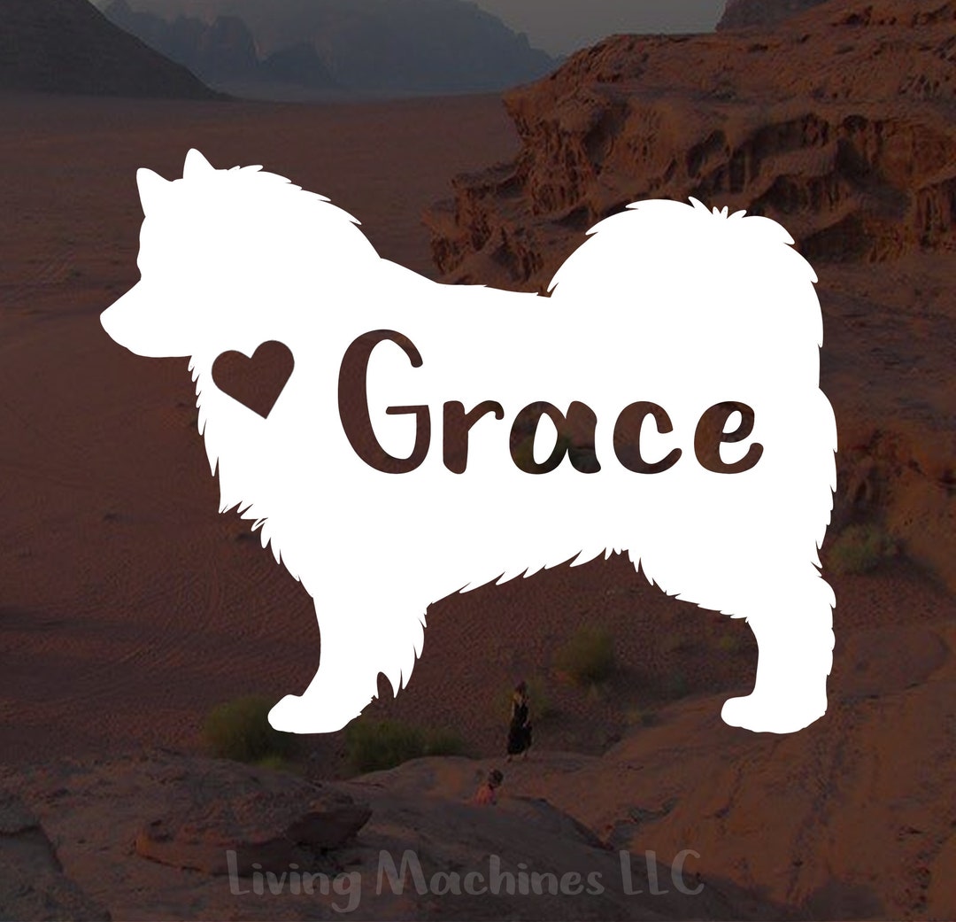 Personalized Finnish Lapphund Decal: Custom Dog Name Vinyl Sticker - Etsy