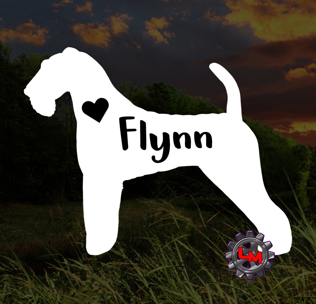 Airedale Terrier Vinyl Decal Sticker Custom Personalized - Etsy
